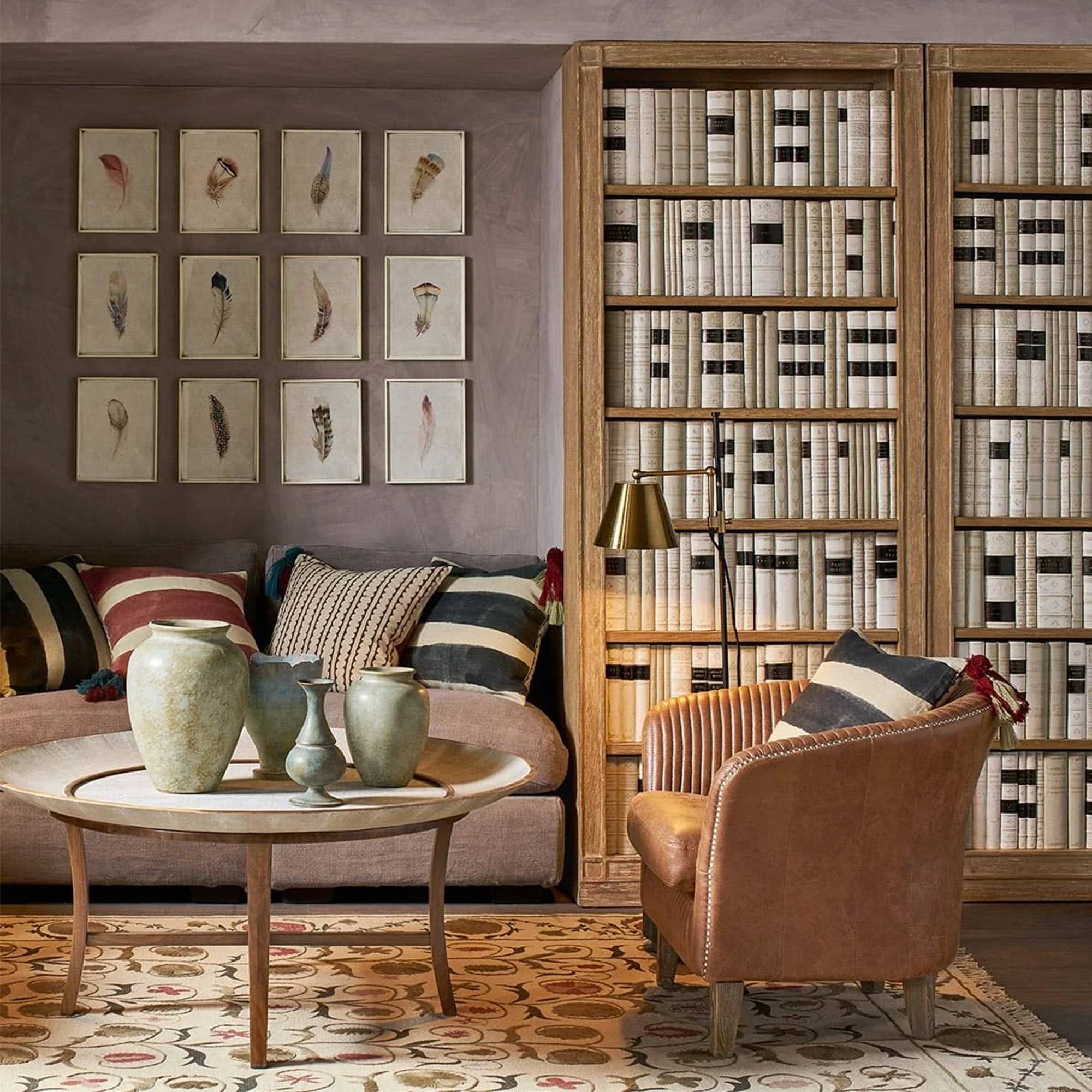 Hilton Bookshelf - Teak Library Furniture | Desa Park City, Malaysia