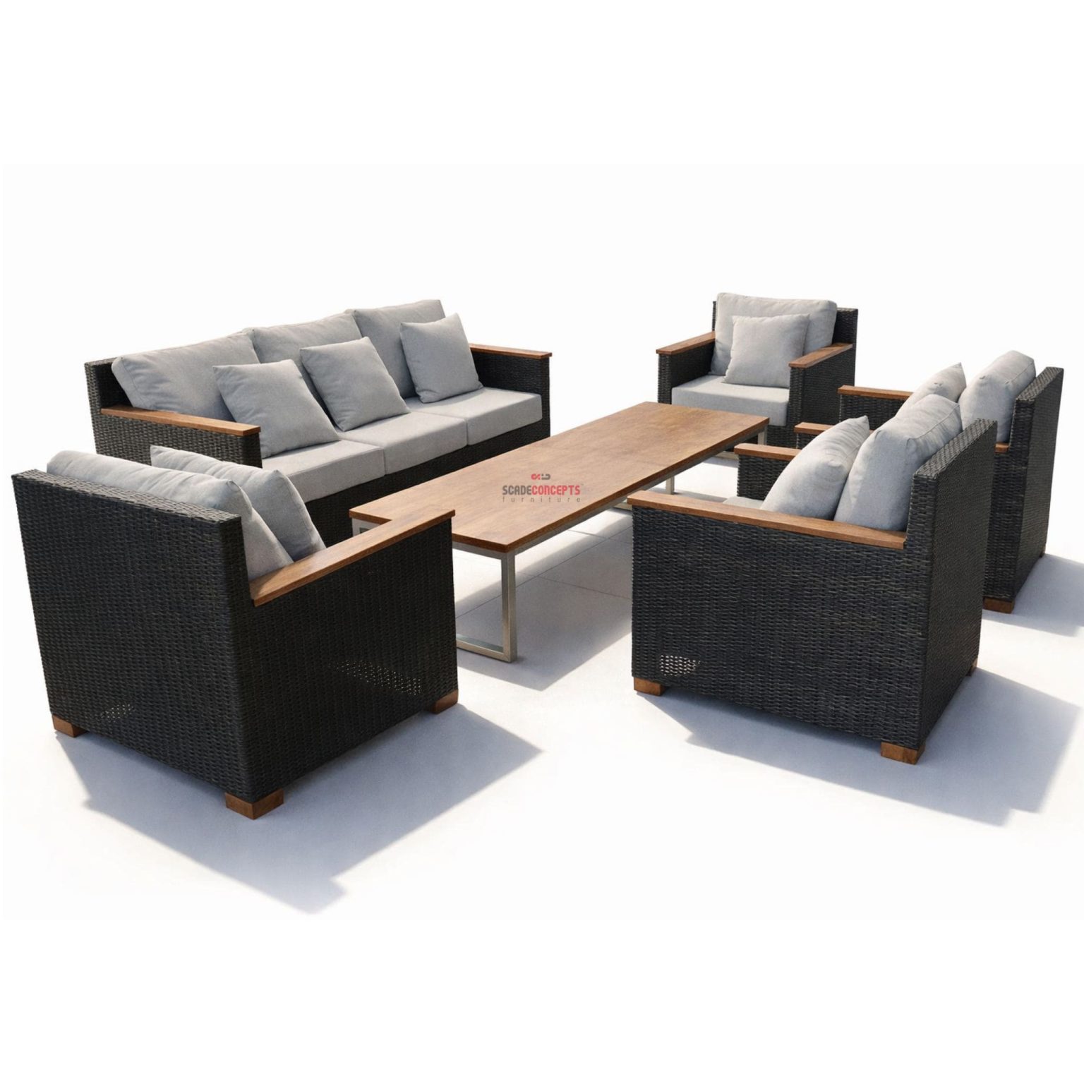 Moscow Sofa Set - Wicker Outdoor Lounge Furniture KL